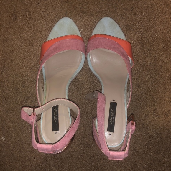 Zara | Shoes | Zara Basic Pastel Sandals | Poshmark